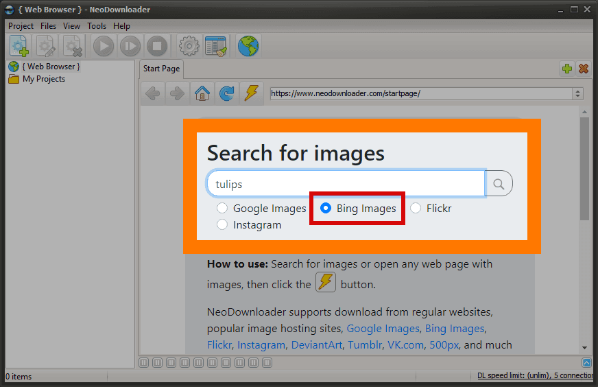 Free Bulk Bing Images Downloader for PC - Download Extra Large Images